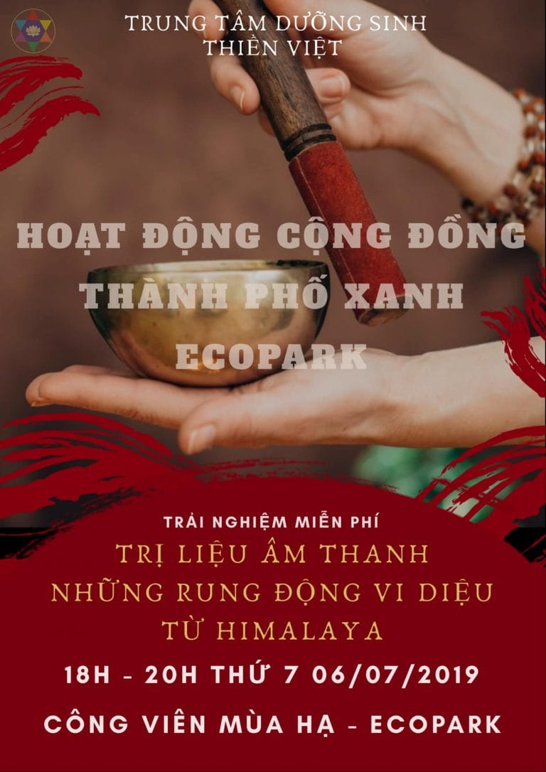 Chương trình Trải nghiệm miễn phí "TRỊ LIỆU ÂM THANH" tại Ecopark